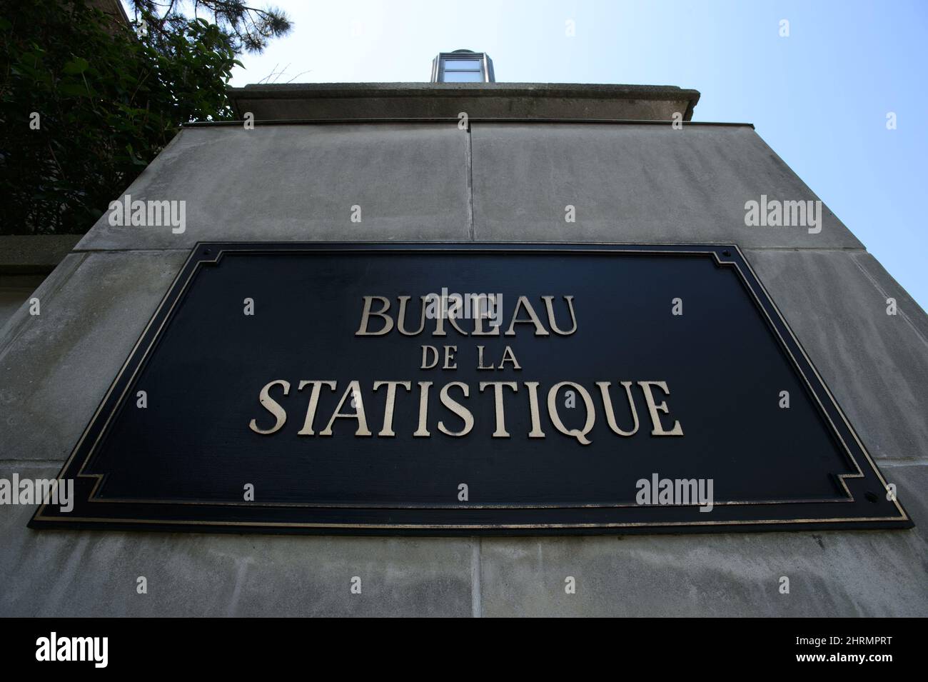 Statistics Canada building and signs are pictured in Ottawa on July 3 ...