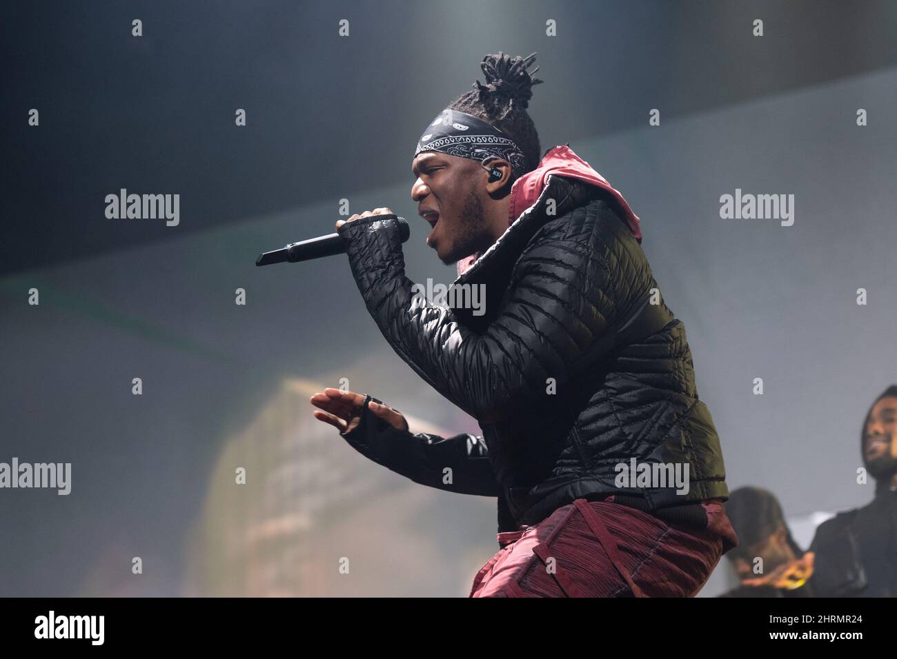 London, UK. 26 February 2022. KSI performing at Wembley Arena in London ...