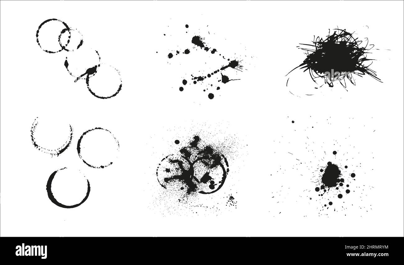 Water smudges Stock Vector Images - Alamy