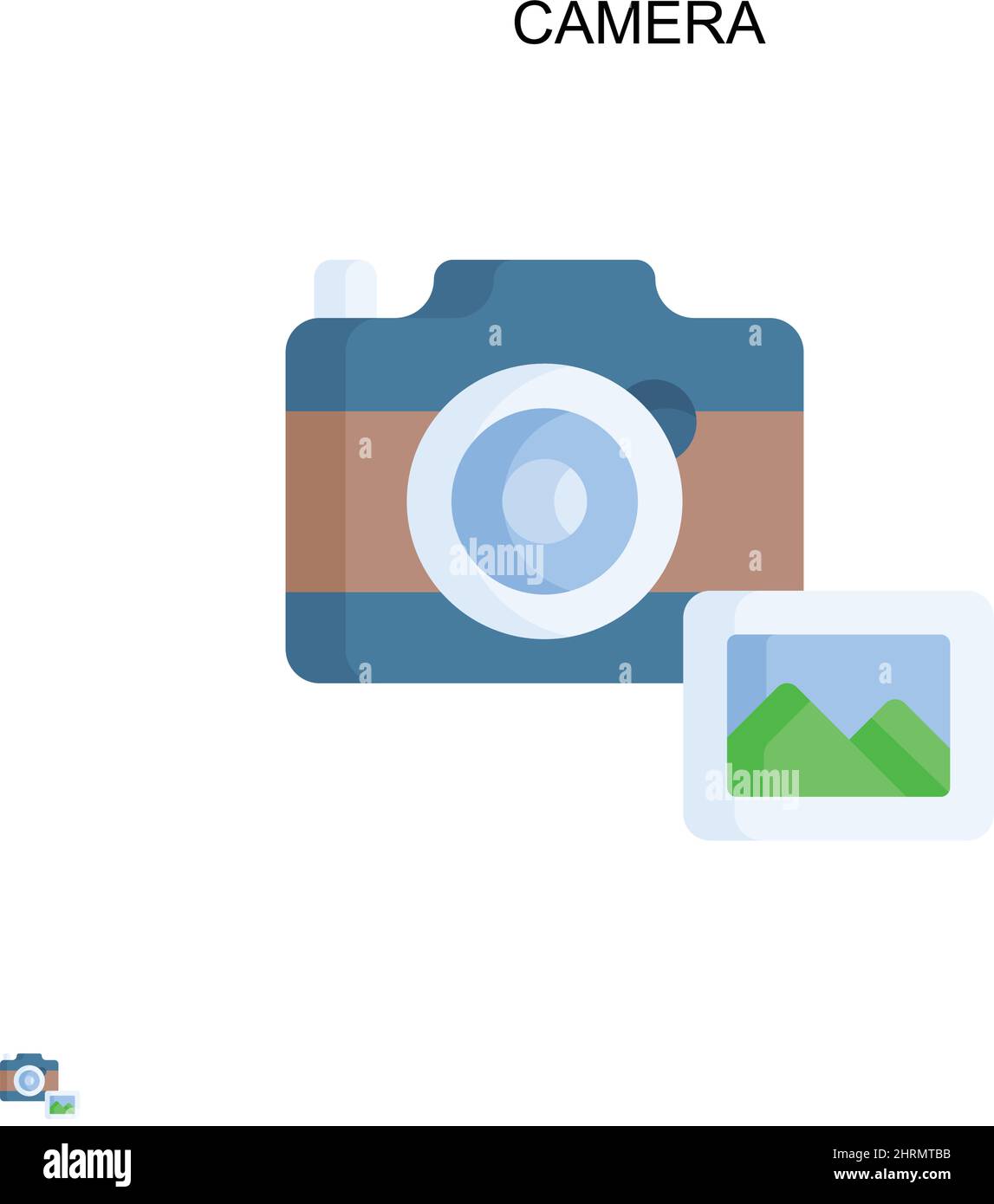 Camera Simple vector icon. Illustration symbol design template for web ...