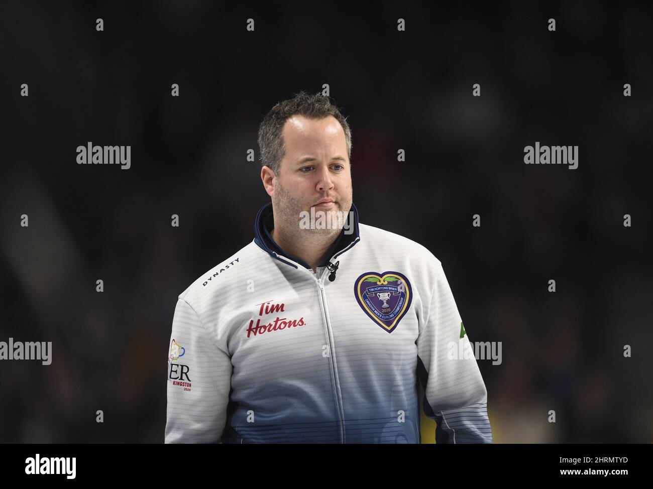 Team Nova Scotia skip Jamie Murphy reacts as he takes on Team Manitoba ...