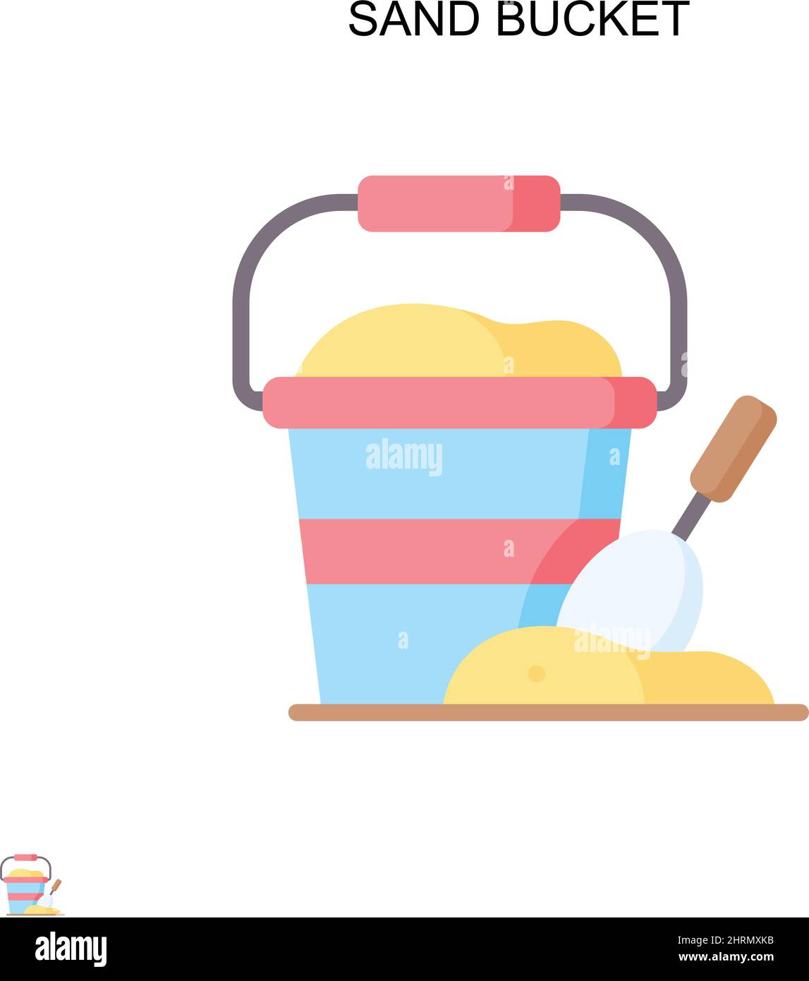 Cartoon bucket and spade Stock Vector Images - Alamy