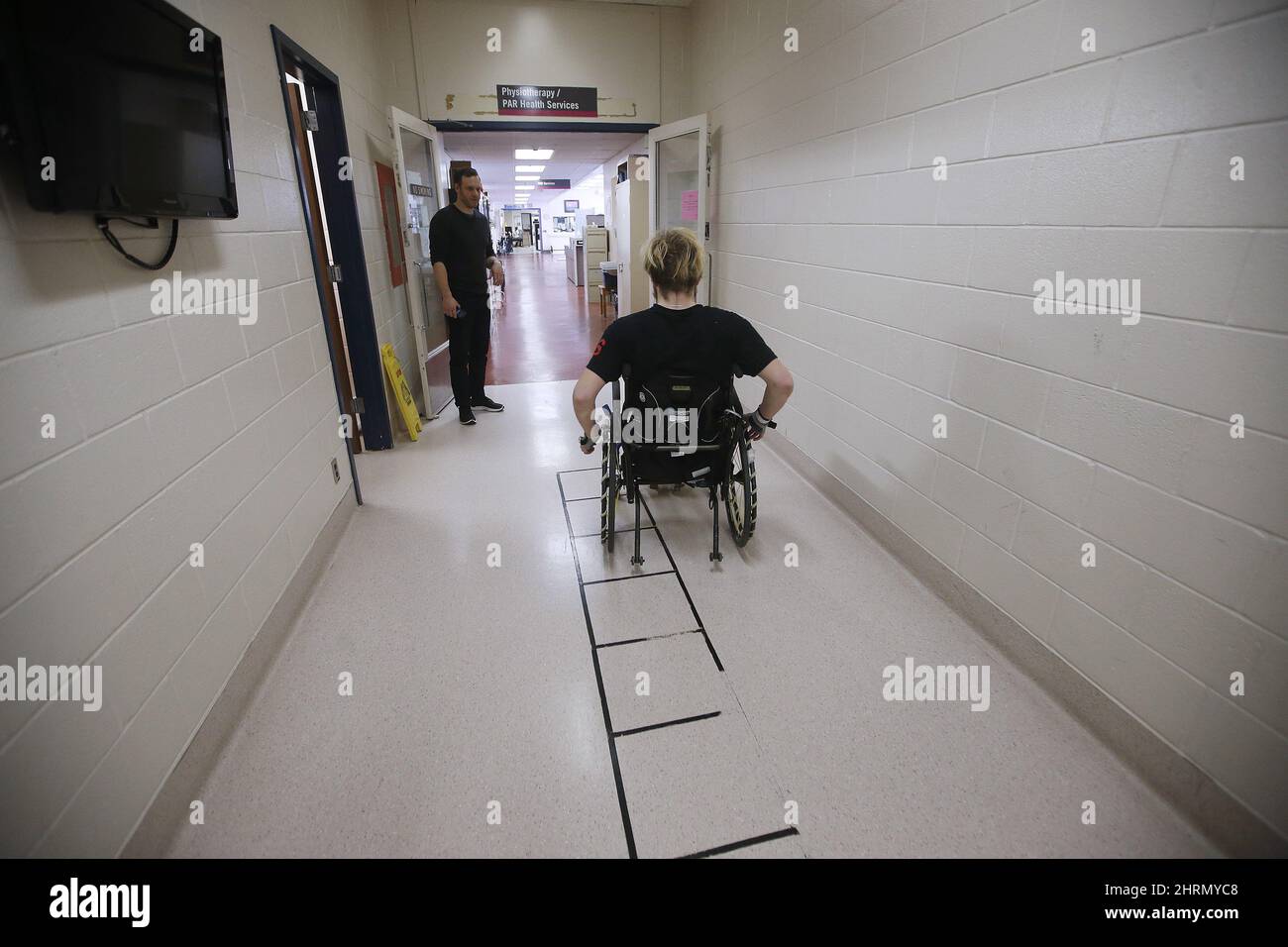 Reese Ketler, who was paralyzed during a hockey game in December, makes ...