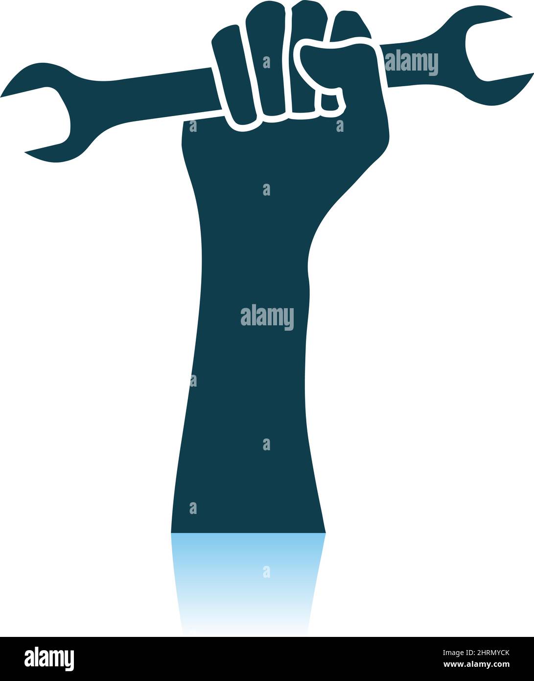 Labor Day Icon. Shadow Reflection Design. Vector Illustration Stock ...