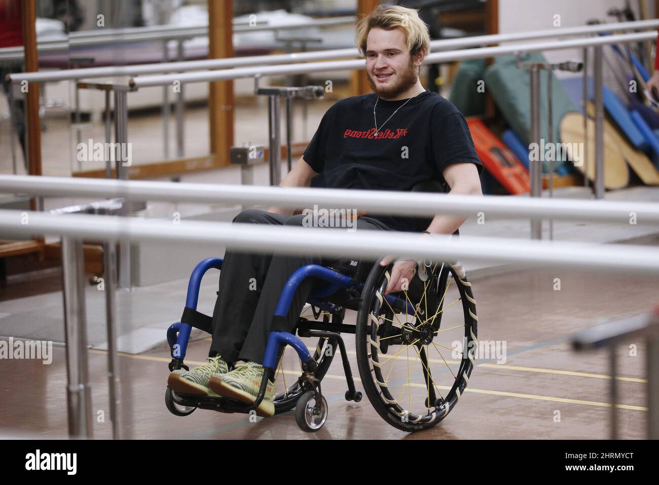 Reese Ketler, who was paralyzed during a hockey game in December, heads ...