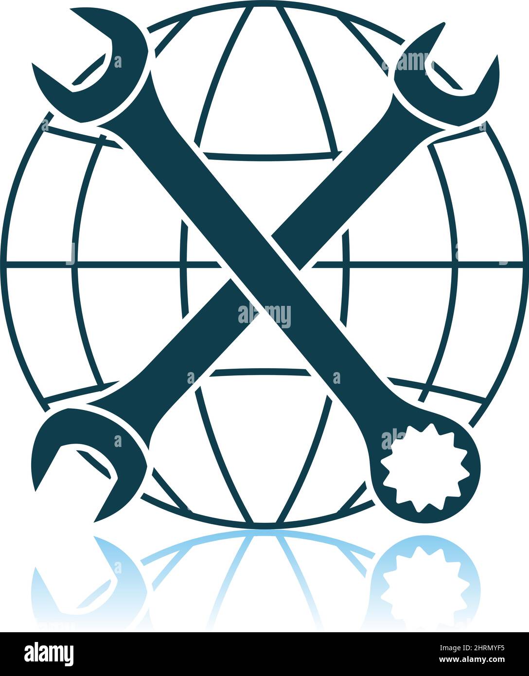 Labor Day Icon. Shadow Reflection Design. Vector Illustration Stock ...