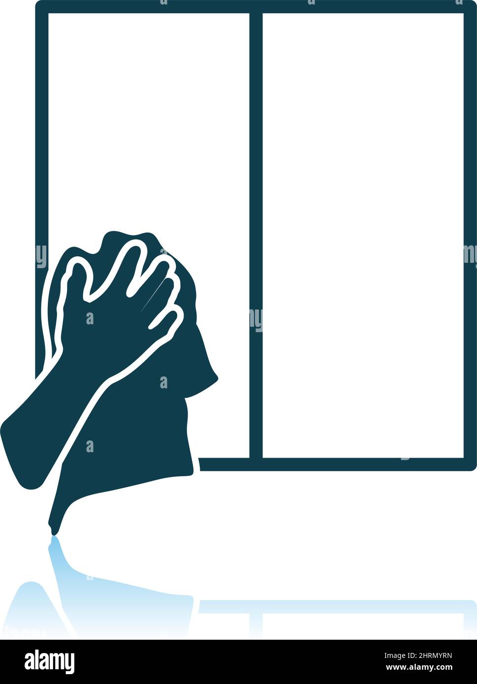 Labor Day Icon. Shadow Reflection Design. Vector Illustration Stock ...