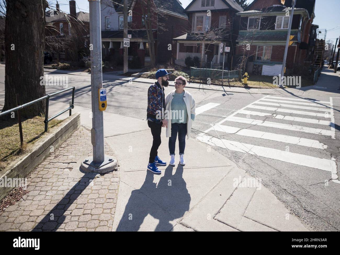Steph Davidson and her partner Will Kemp, are photographed during a ...