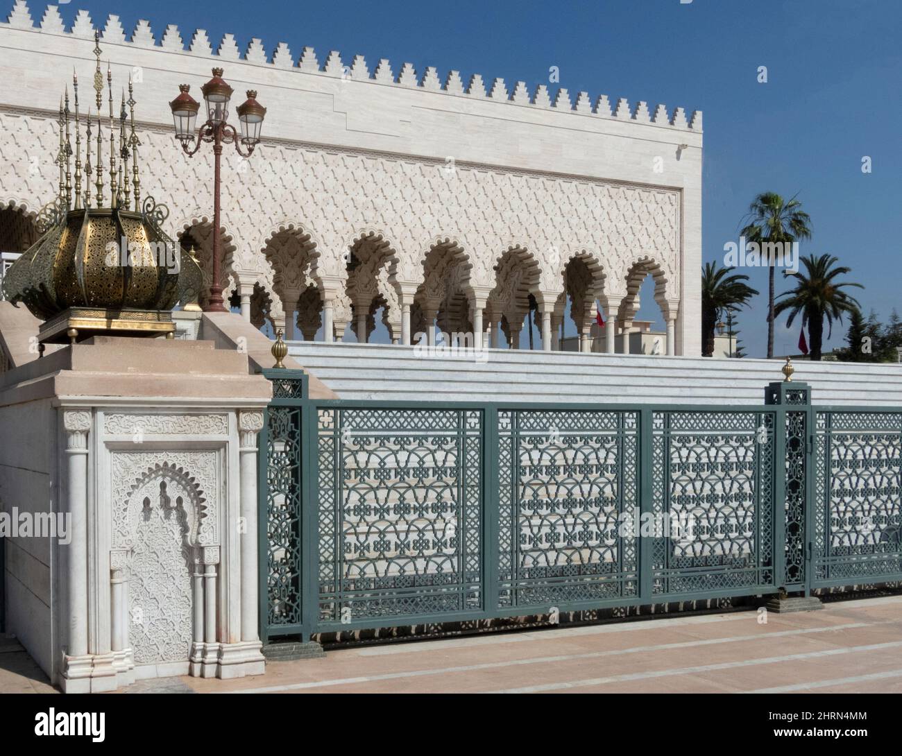 Rabat Morocco religious building at Kings palace grounds Stock Photo ...
