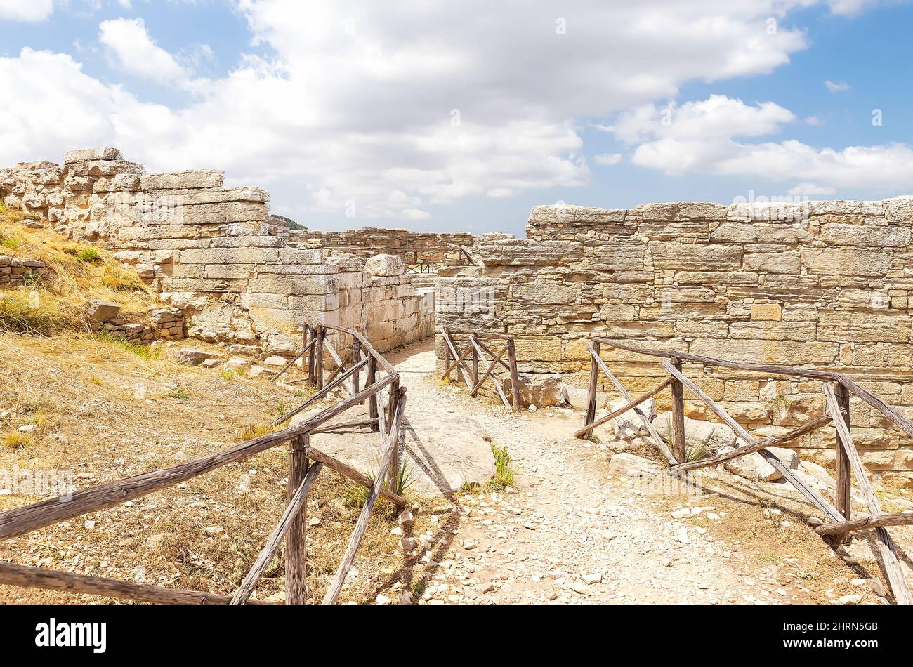Overall Sights of The Mosque (Moschea) at Segesta Archaeological Park ...