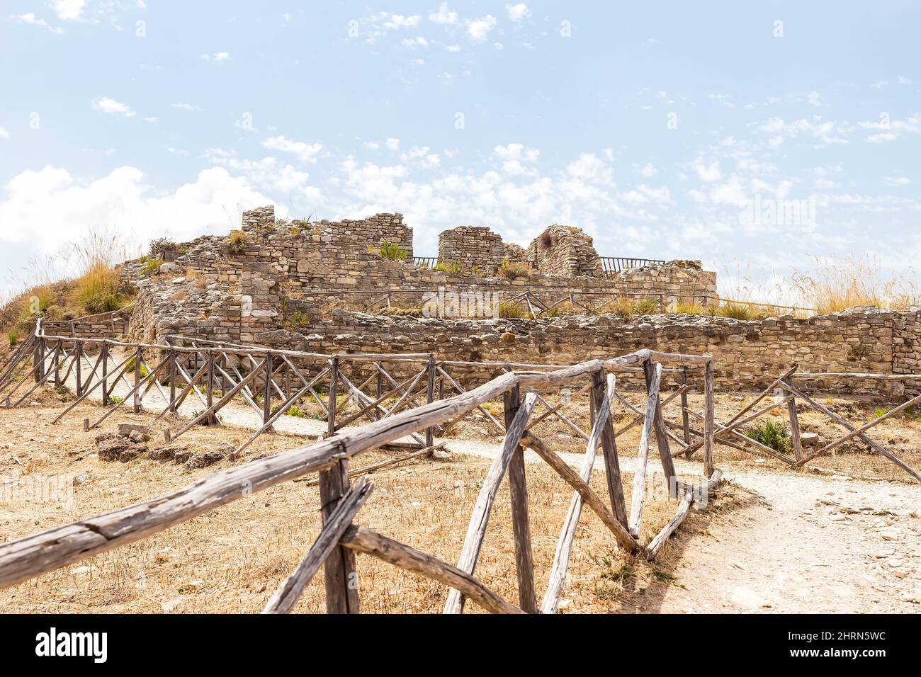 Overall Sights of The Mosque (Moschea) at Segesta Archaeological Park ...