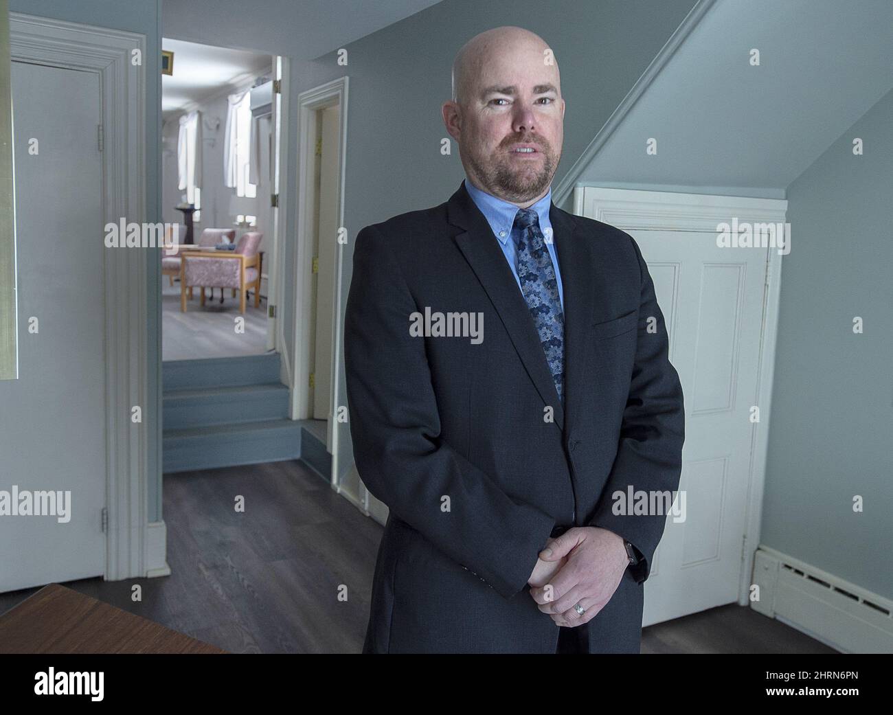 Alan MacLeod Jr., a funeral director at his family-owned Ettinger ...