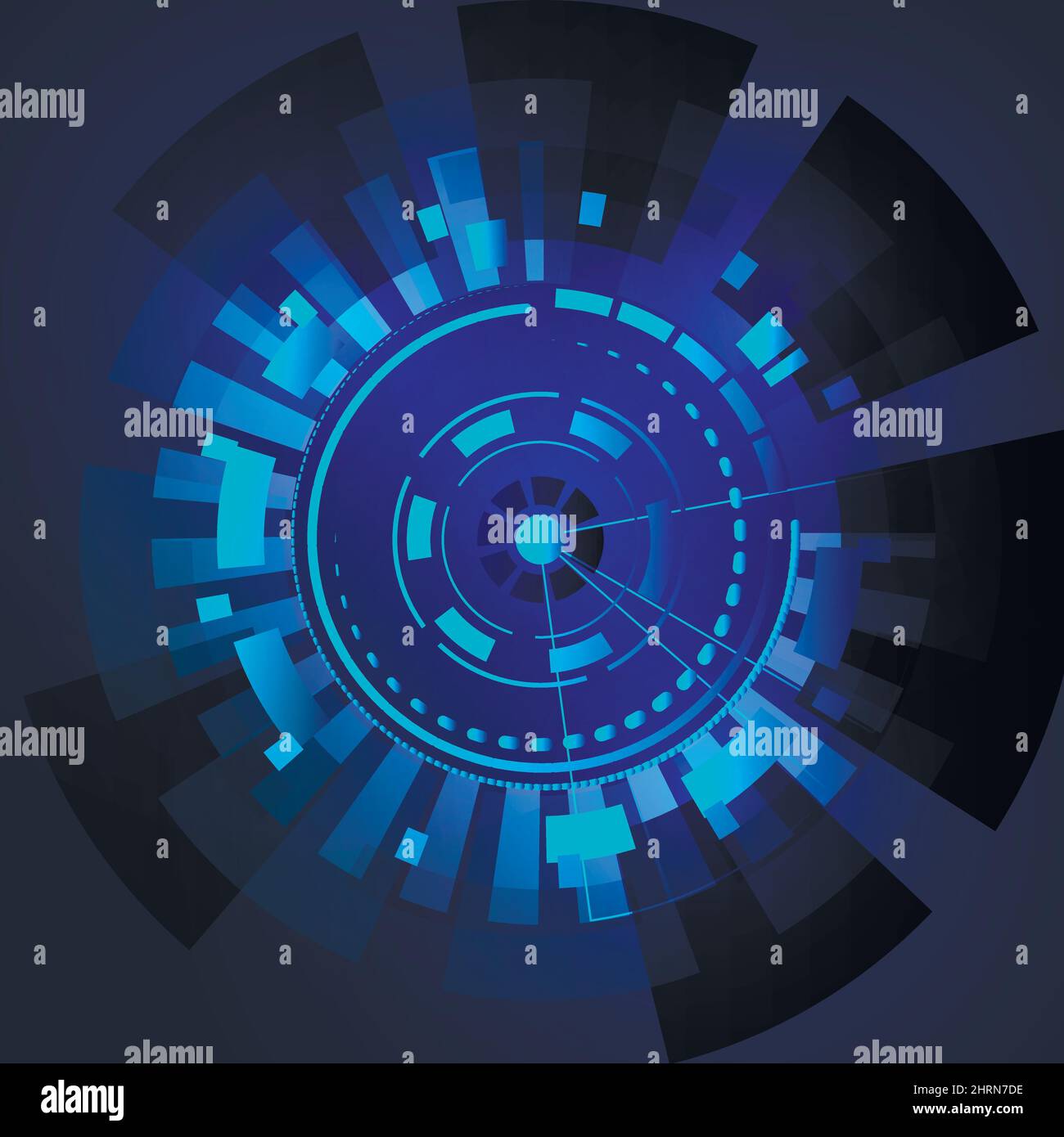 Abstract technology round. Vector background Stock Vector Image & Art ...