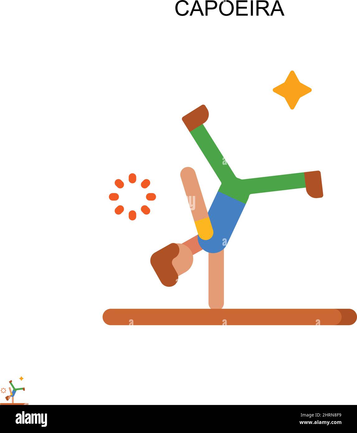 Capoeira position Stock Vector Images - Alamy