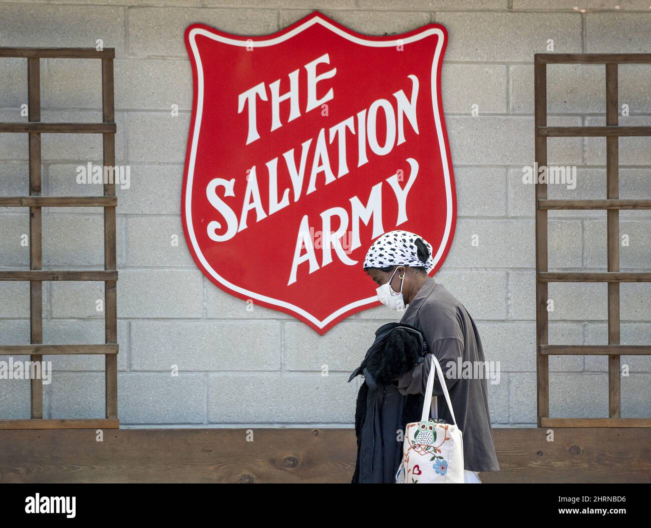 A health care leaves Meighen Manor seniors home in Toronto on Monday ...