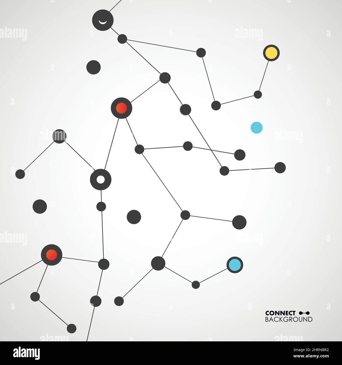 Vector illustration molecules, network and connection Stock Vector ...