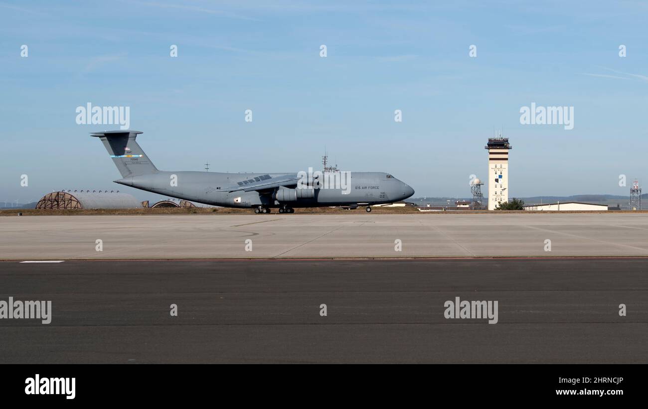 A C-5M Super Galaxy aircraft assigned to 436th Airlift Wing at Dover ...