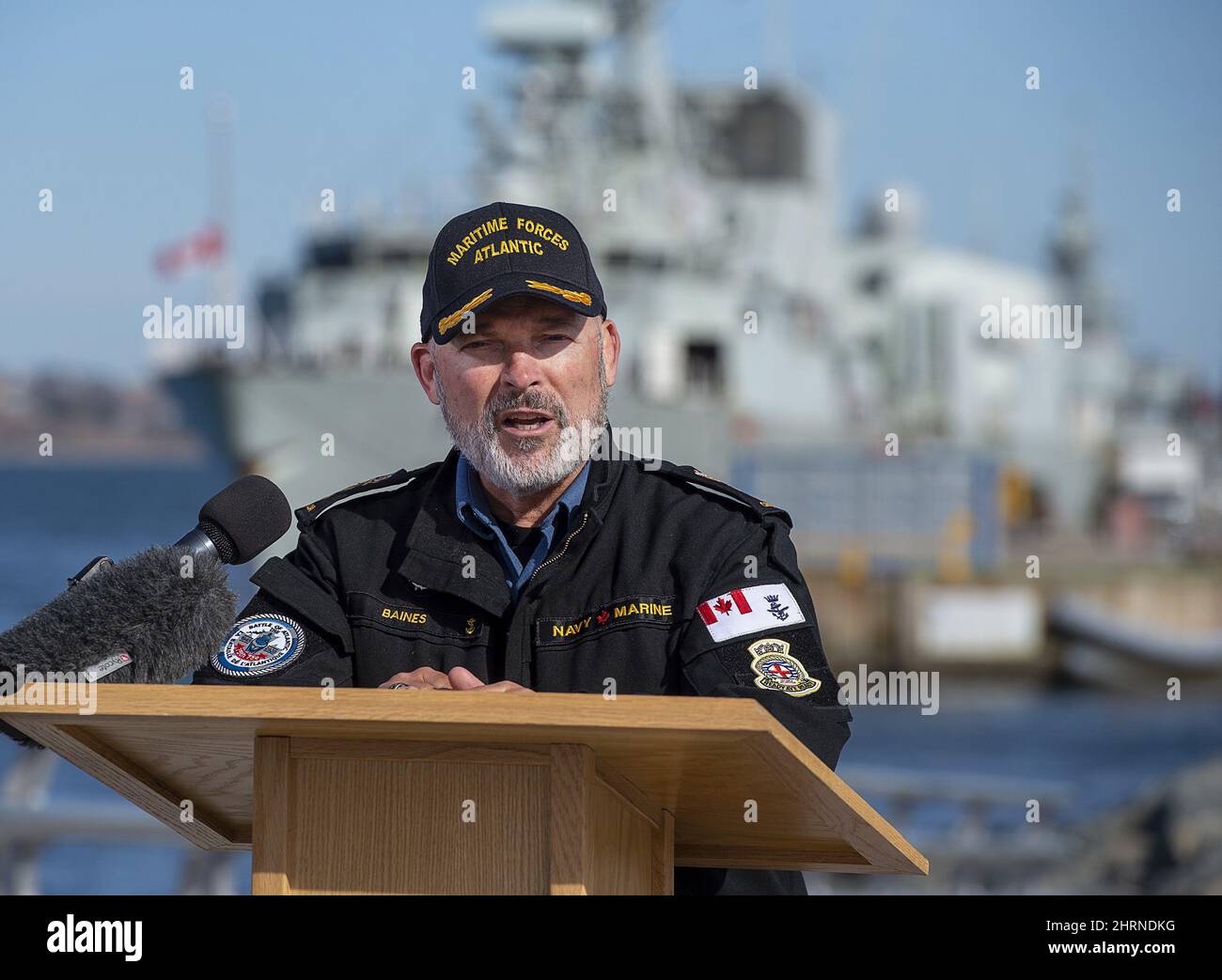 Rear-Admiral Craig Baines, commander of Maritime Atlantic Forces ...