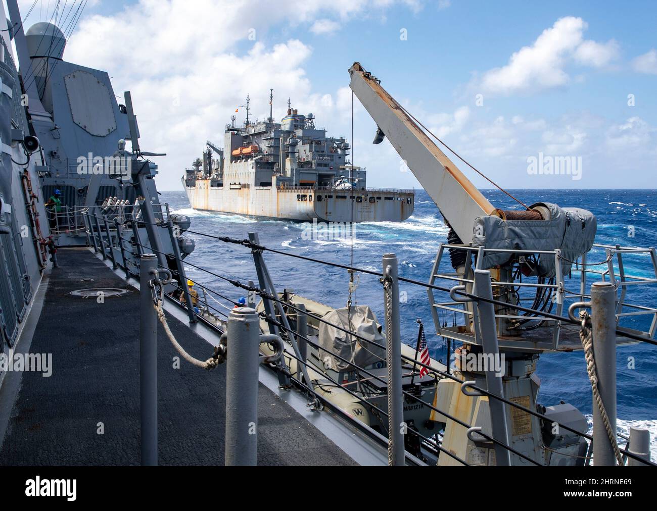 SOUTH CHINA SEA (Feb. 16, 2022) The Arleigh Burke-class guided-missile ...