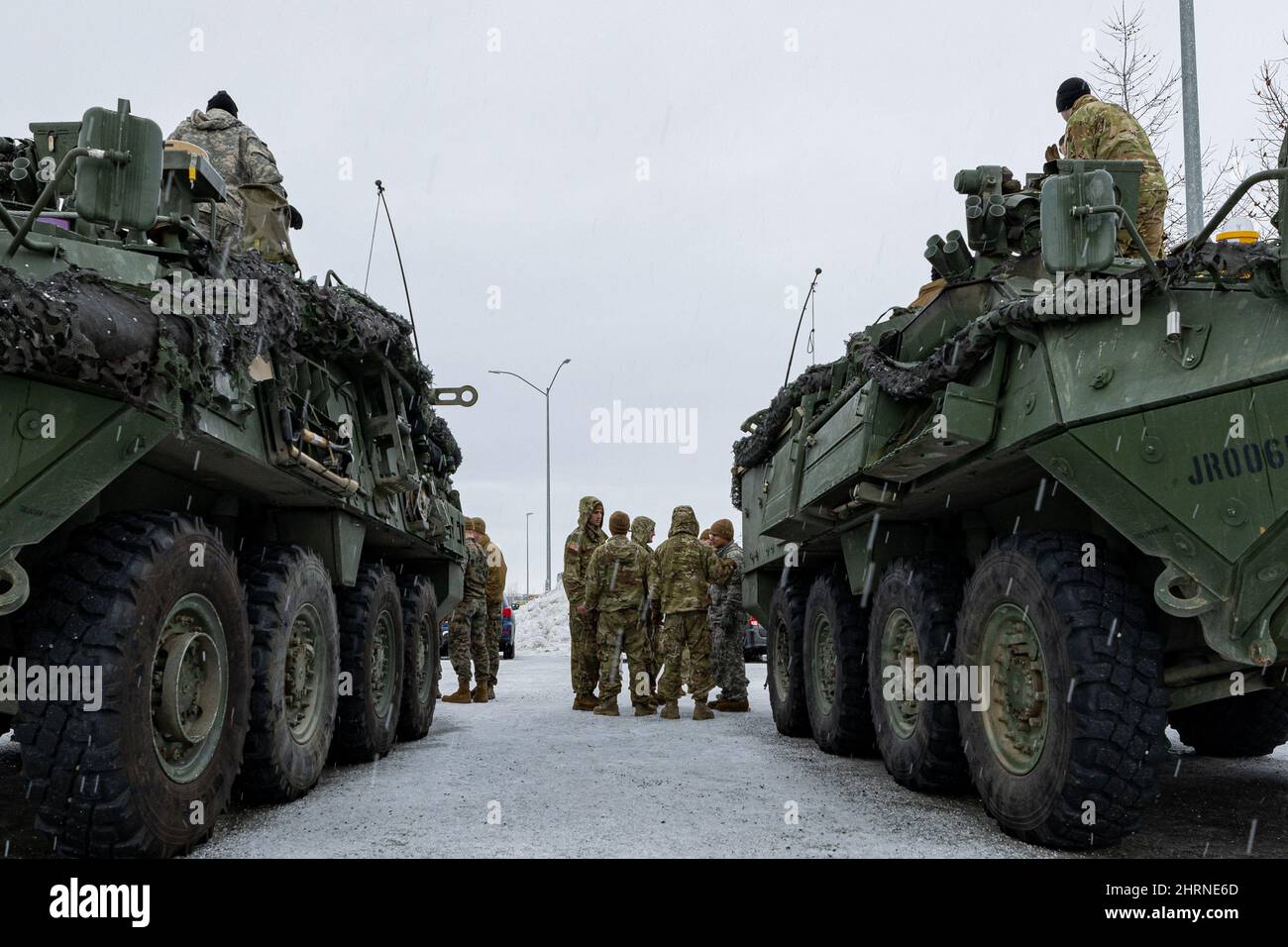 Joint forces attend U.S. Stryker armored vehicle familiarization ...