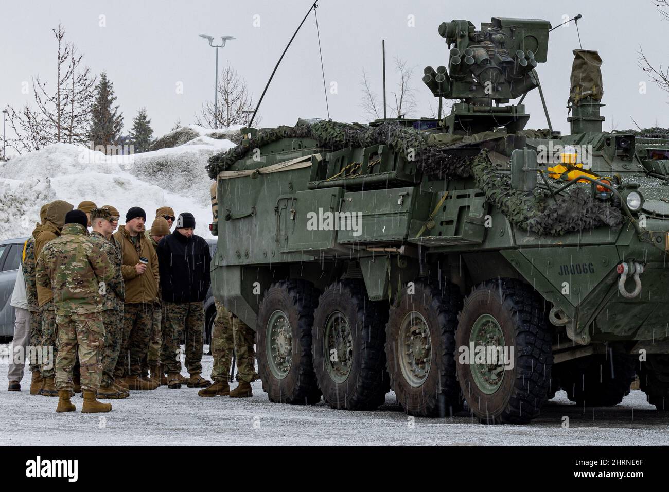 Joint forces attend U.S. Stryker armored vehicle familiarization ...