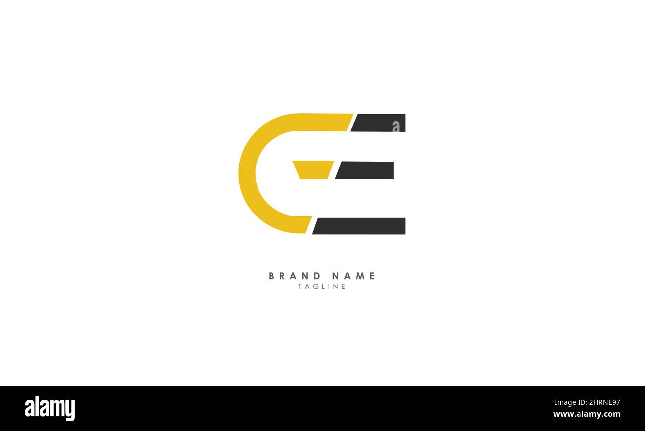 Alphabet letters Initials Monogram logo GE, EG, G and E Stock Vector ...