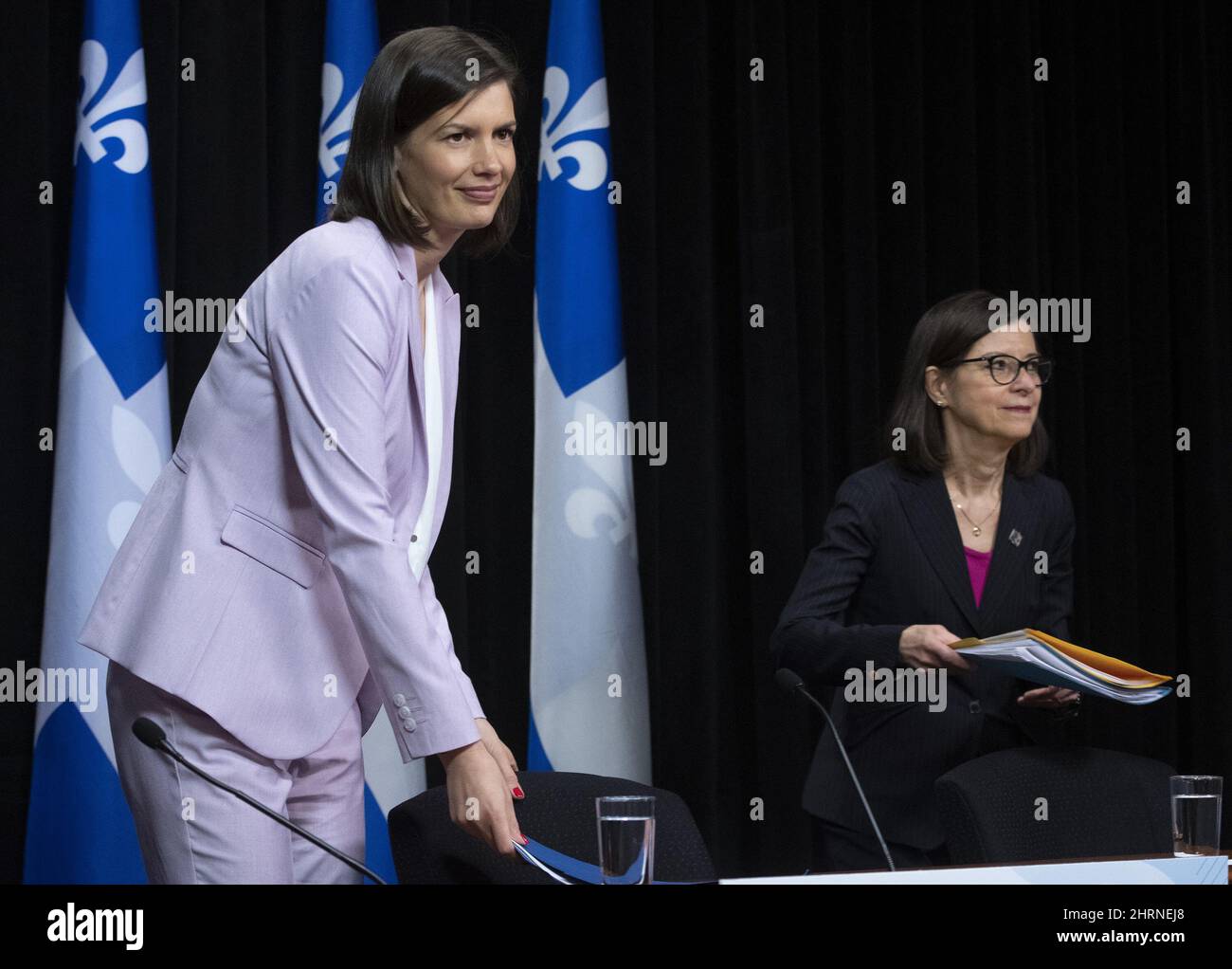 Quebec Deputy premier and Public Security Minister Genevieve Guilbault ...