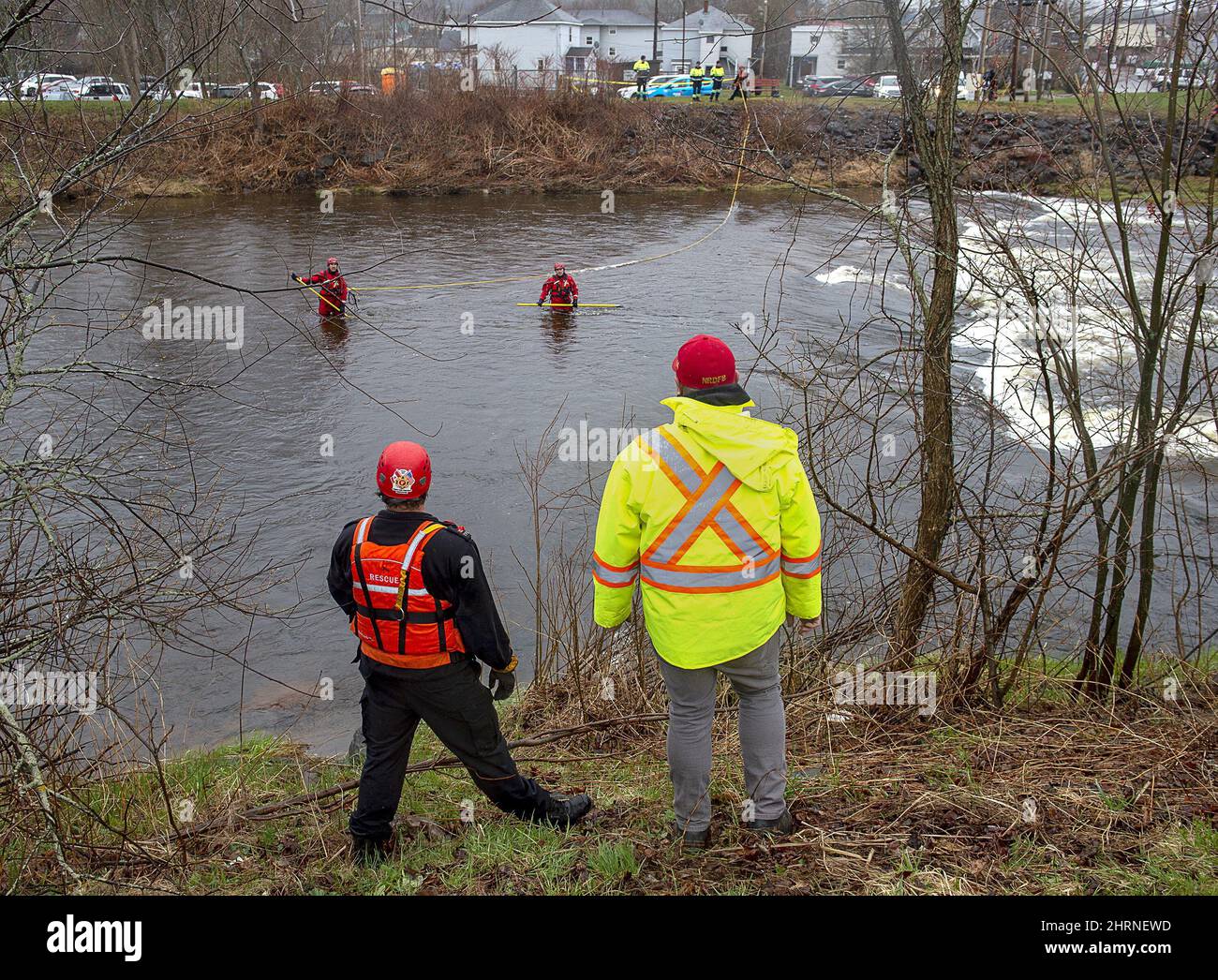 Rescue crews search for a missing three-year-old boy in the waters of ...