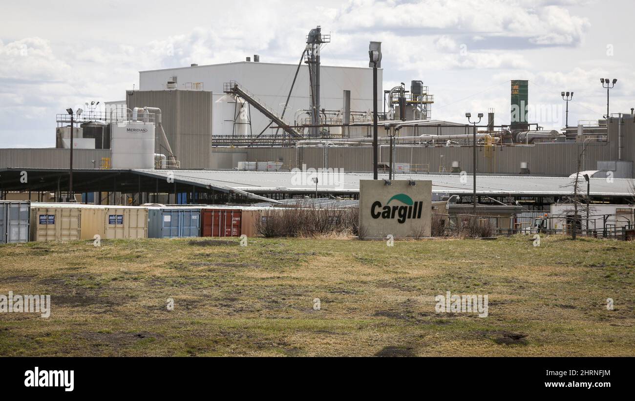 The Cargill beef plant in High River, Alta., is shown on Thursday ...