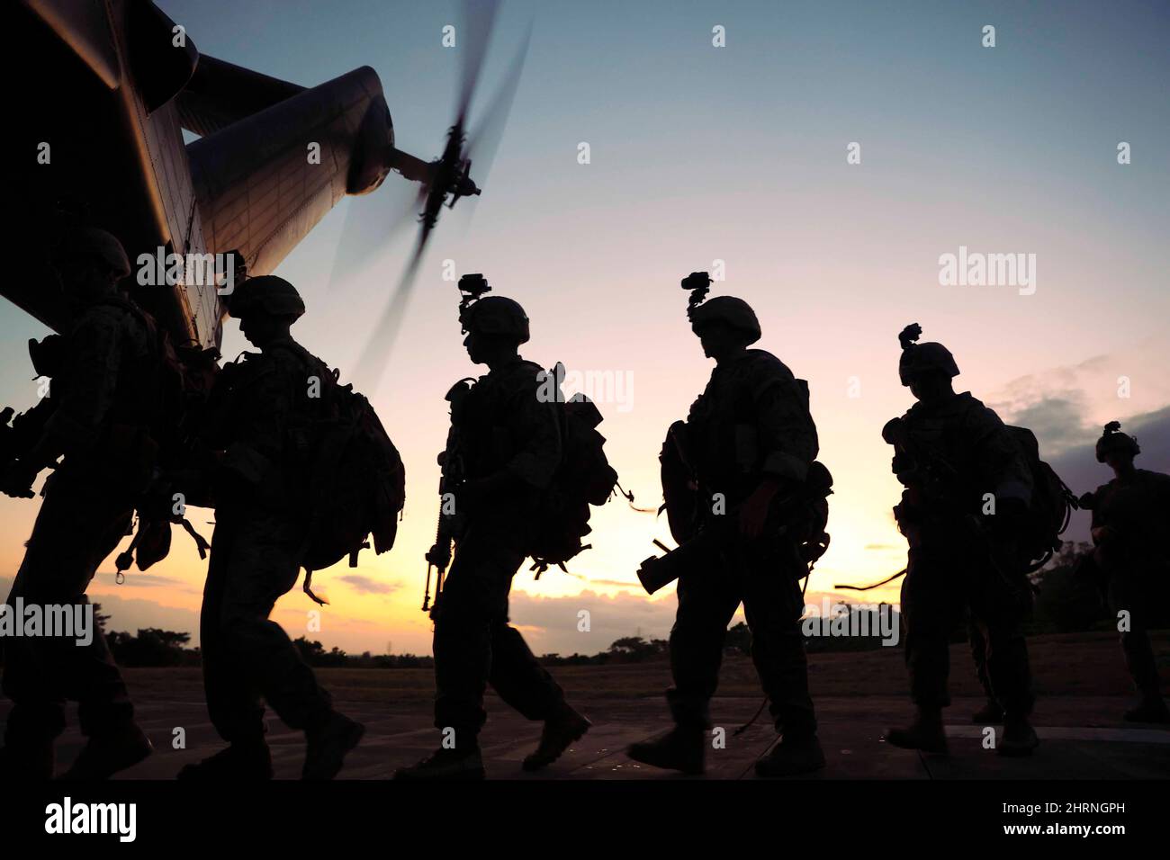 Camp Schwab, Okinawa, Japan. 15th Feb, 2022. U.S. Marines with 2d ...