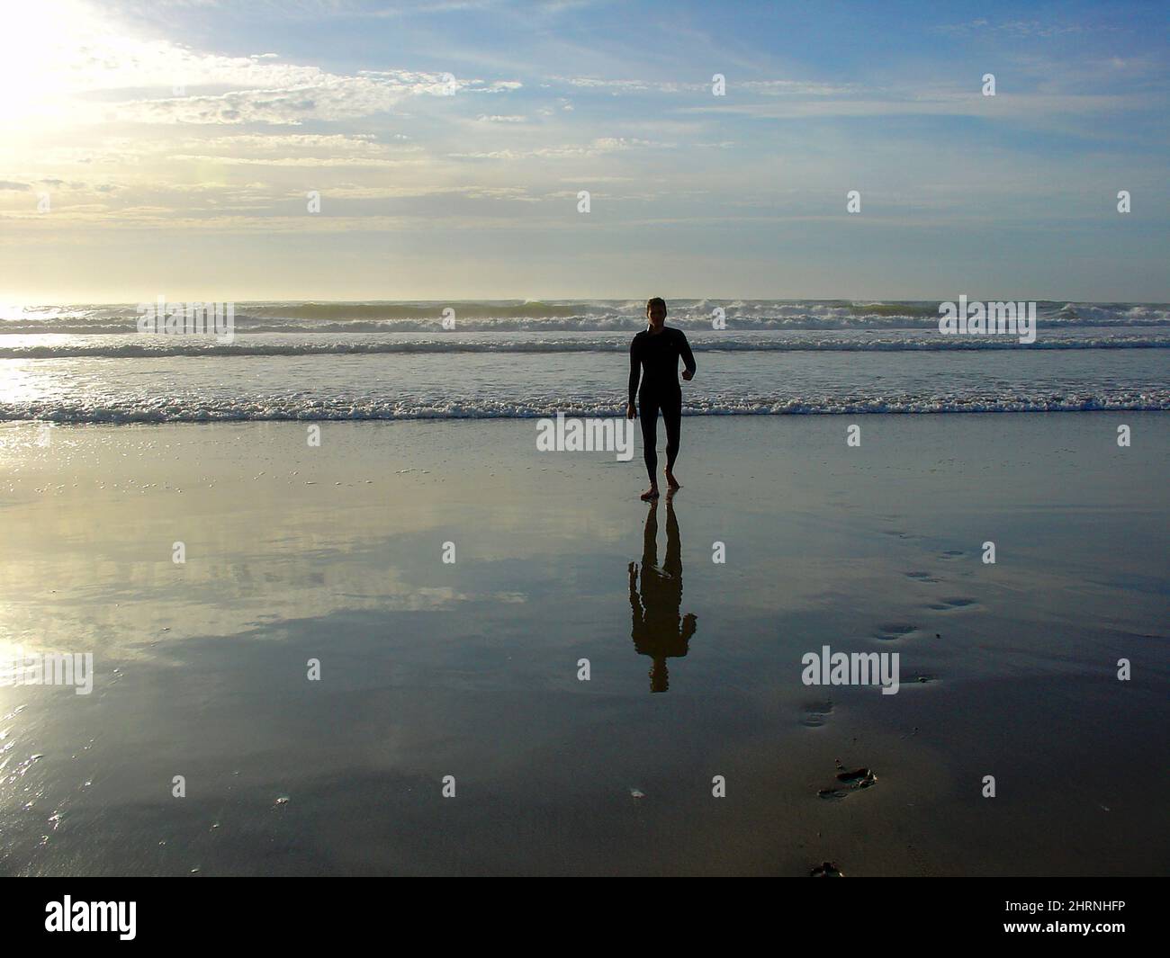 Ocean swimming, ocean swimmer athletes Stock Photo - Alamy