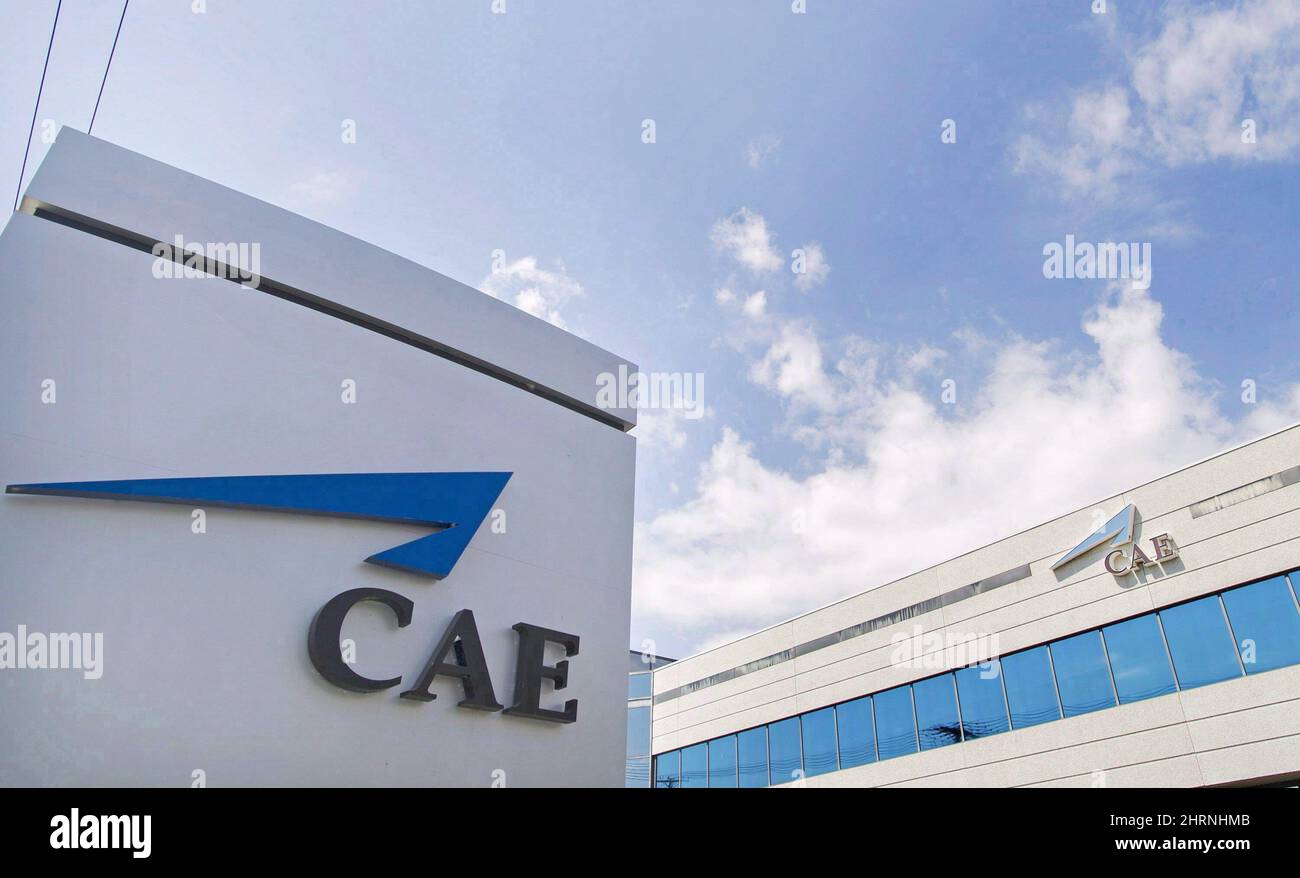 CAE corporate headquarters are shown in Montreal, Wednesday, August 10 ...