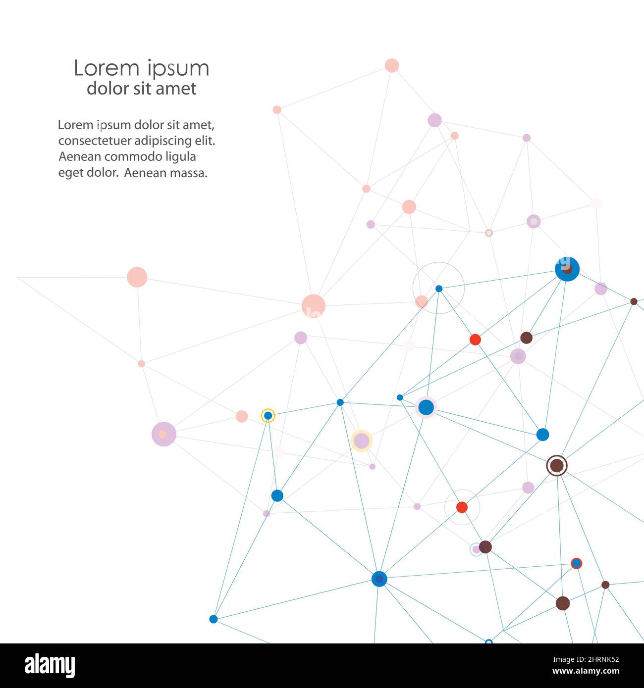 Vector network and connection background for your presentation Stock ...