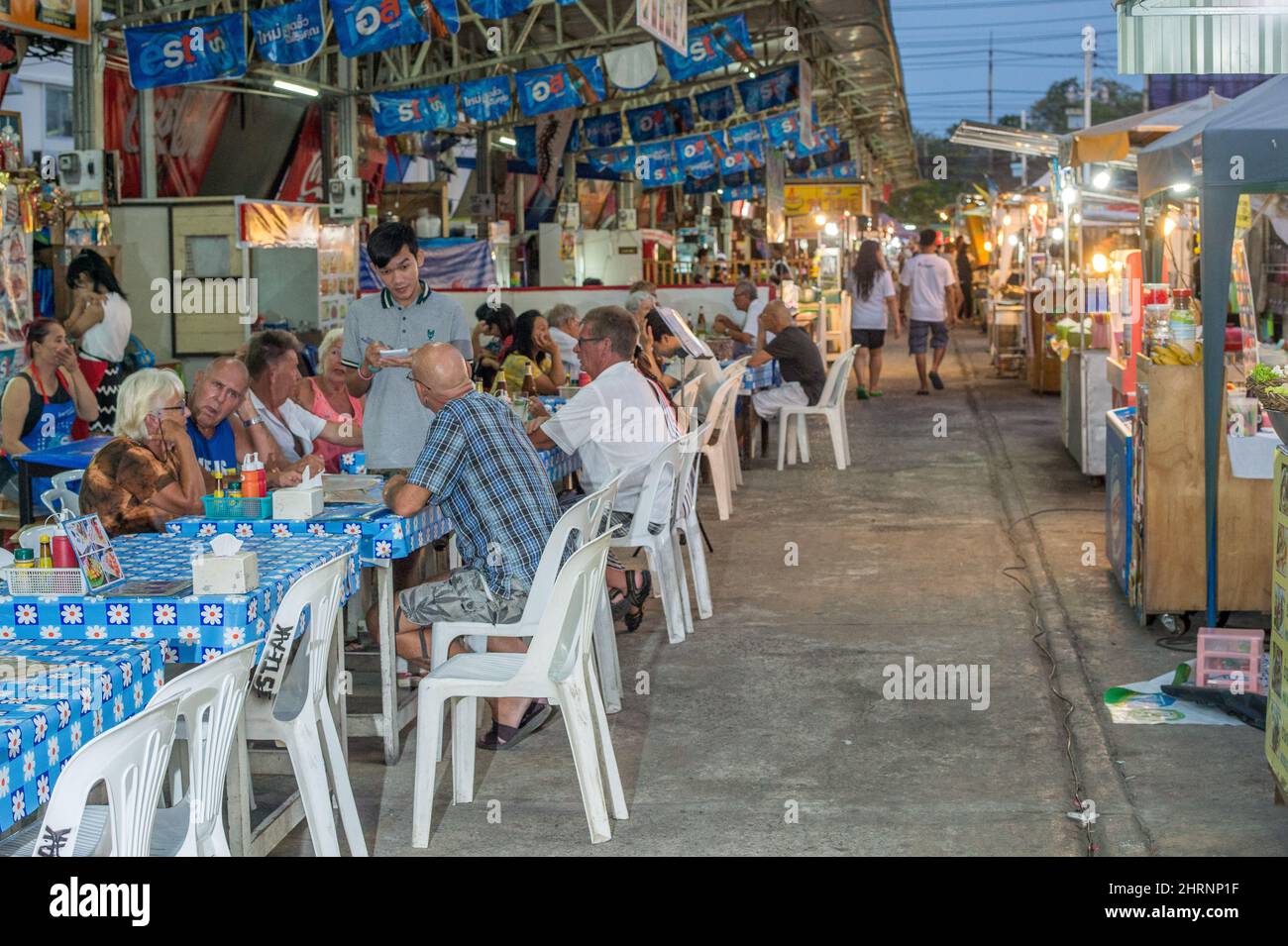 Grand night market is one of several night markets in Hua Hin, Thailand ...