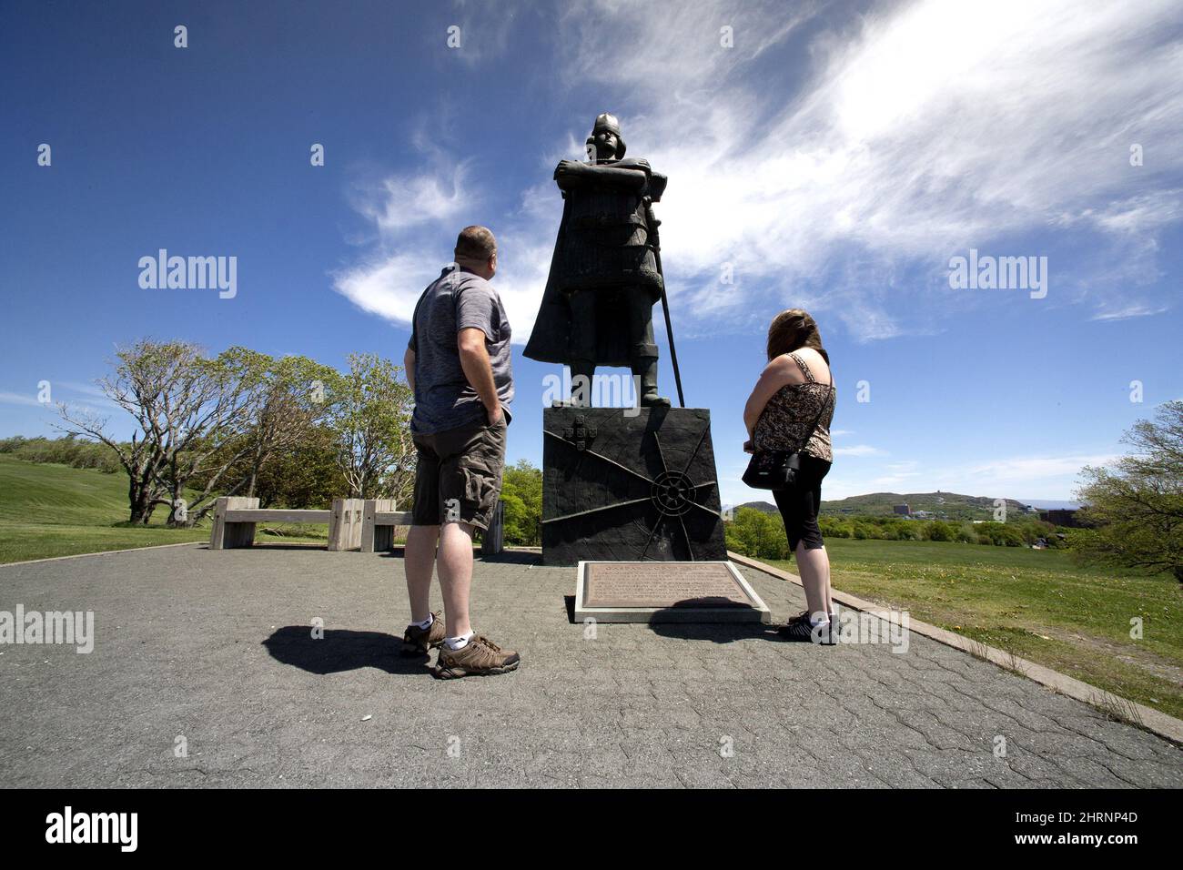 Fergus and Wanda Linehan of Mount Pearl came to see the statue of ...