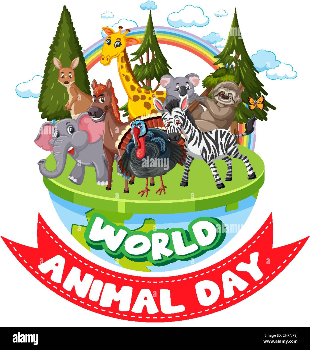 Horse wild turkey Stock Vector Images - Alamy