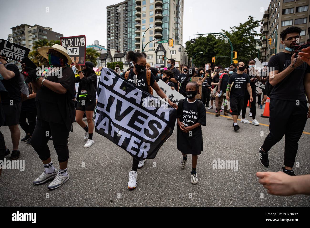 Thousands of people march to mark Juneteenth, in Vancouver, B.C ...