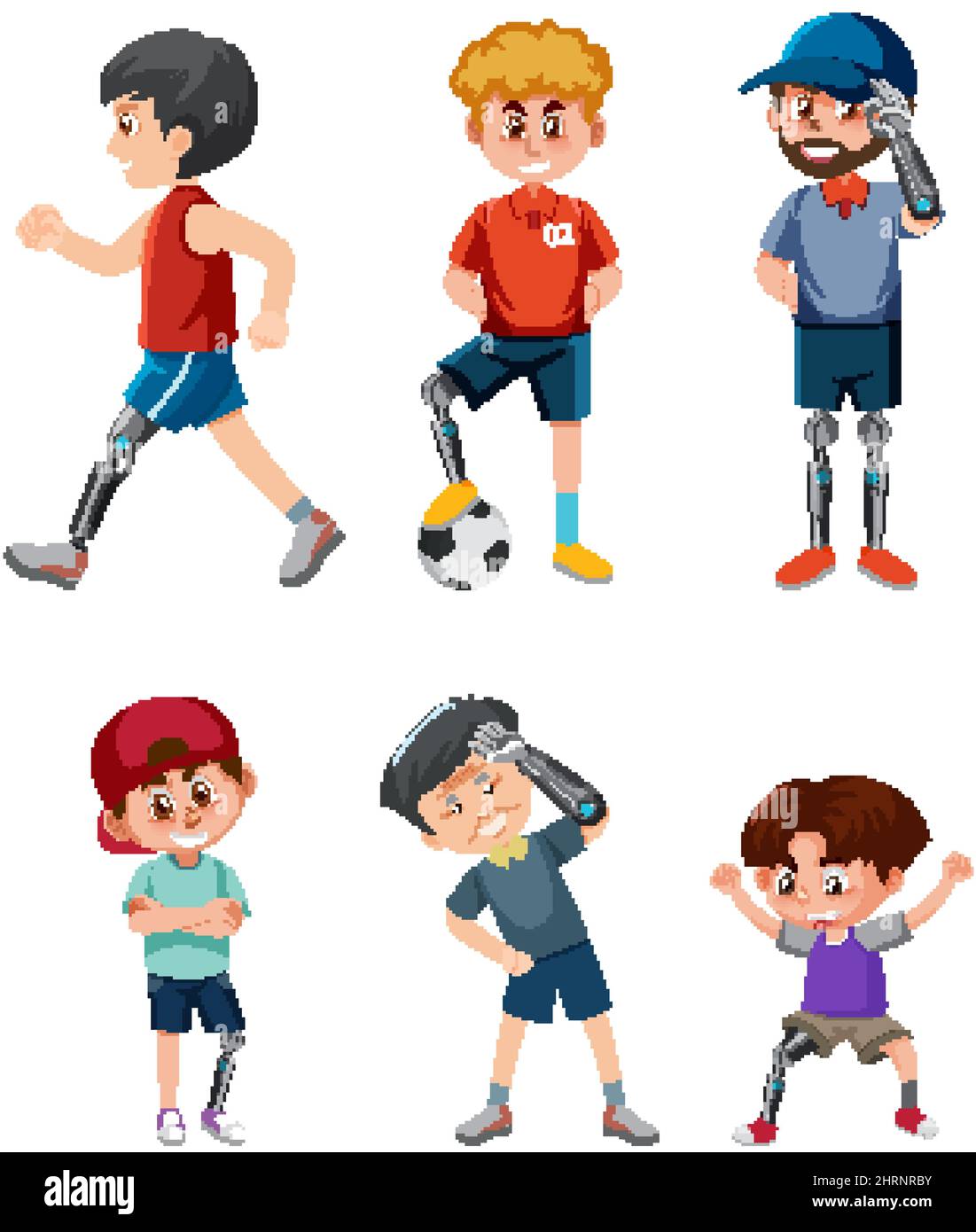 Man and robot hands Cut Out Stock Images & Pictures - Alamy