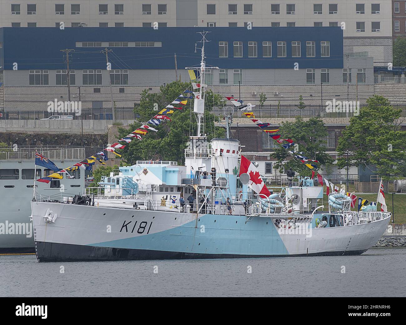 HMCS Sackville, a Flower-class corvette, takes a tour of the harbour in ...