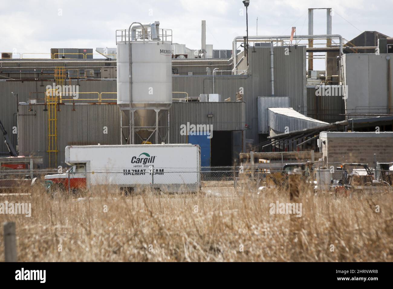 Cargill beef plant is shown in High River Alta., on Thursday, April 23 ...
