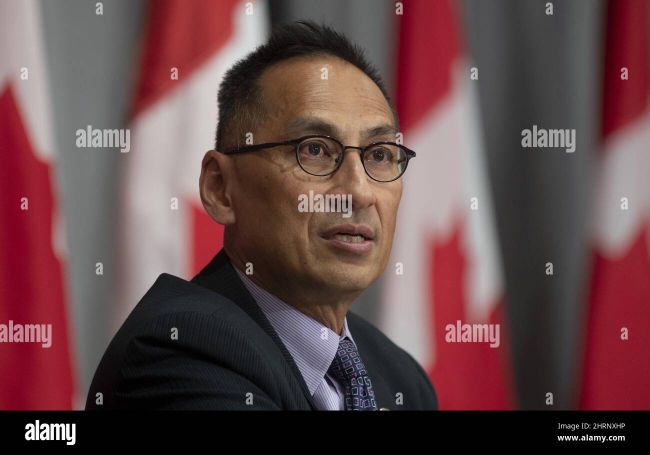 Deputy Chief Public Health Officer Howard Njoo speaks during a news ...