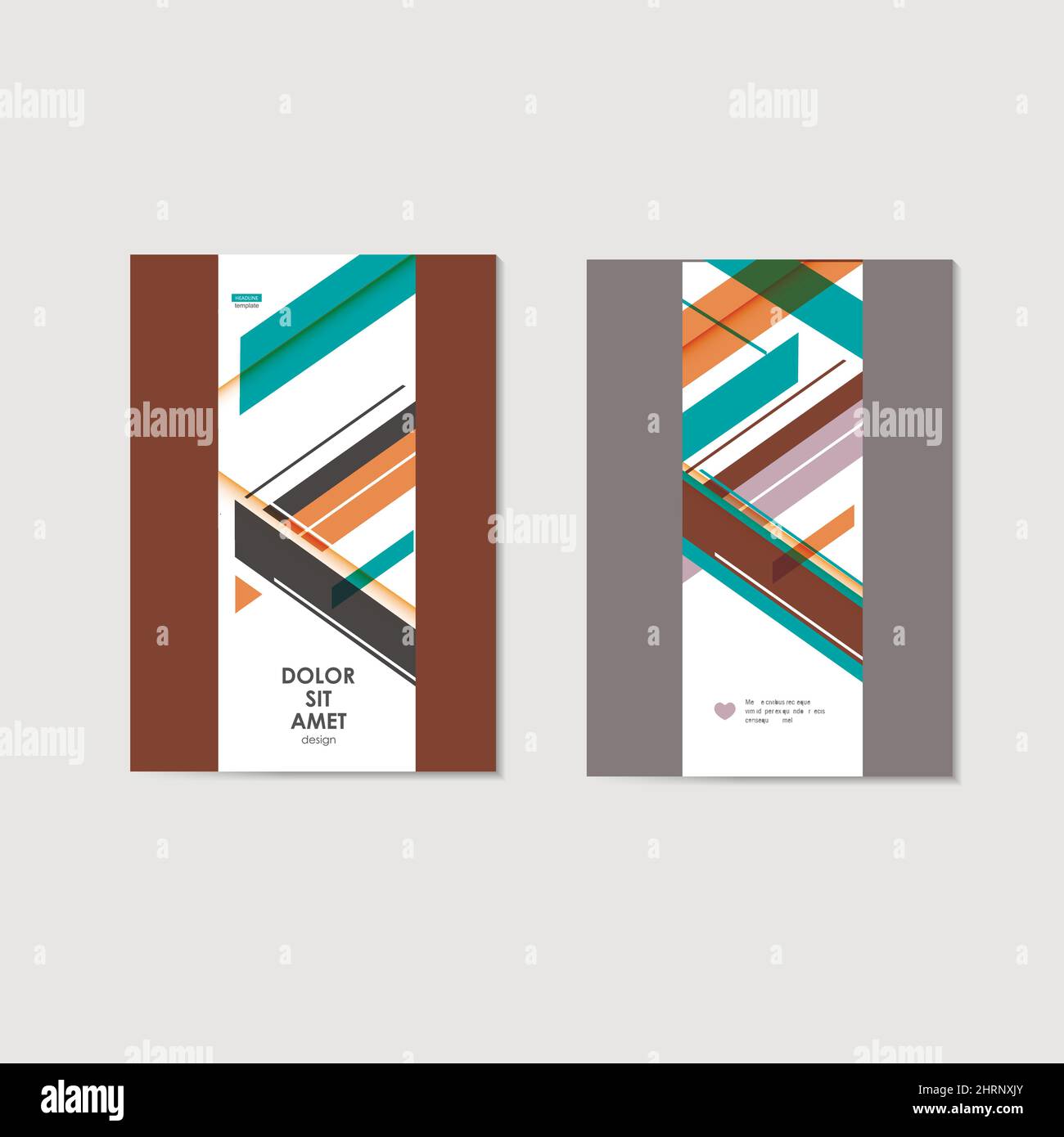 brochures template with abstract design lines Stock Vector Image & Art ...