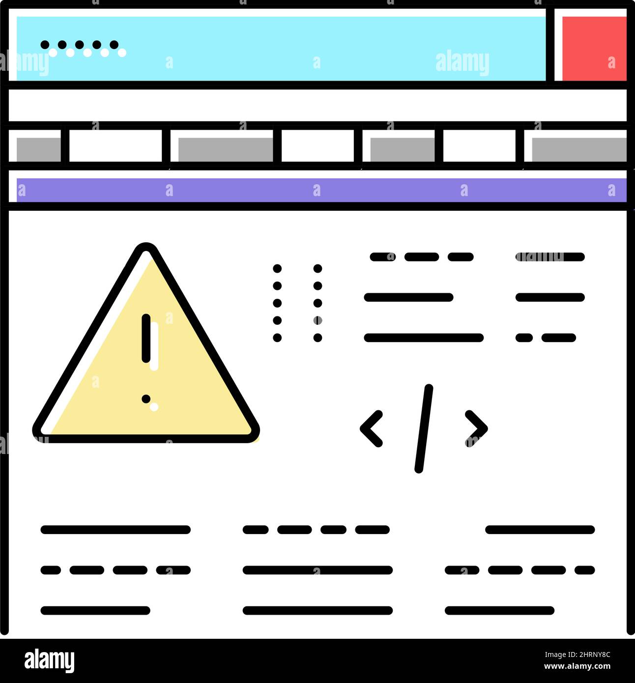 fixing program errors color icon vector illustration Stock Vector Image ... fixing program errors color icon vector illustration Stock Vector Image ...