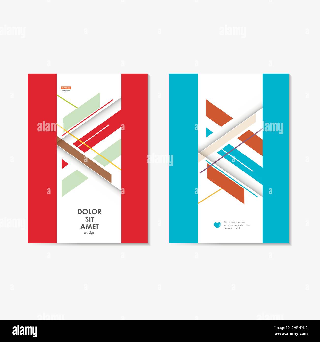 brochures template with abstract design lines Stock Vector Image & Art ...
