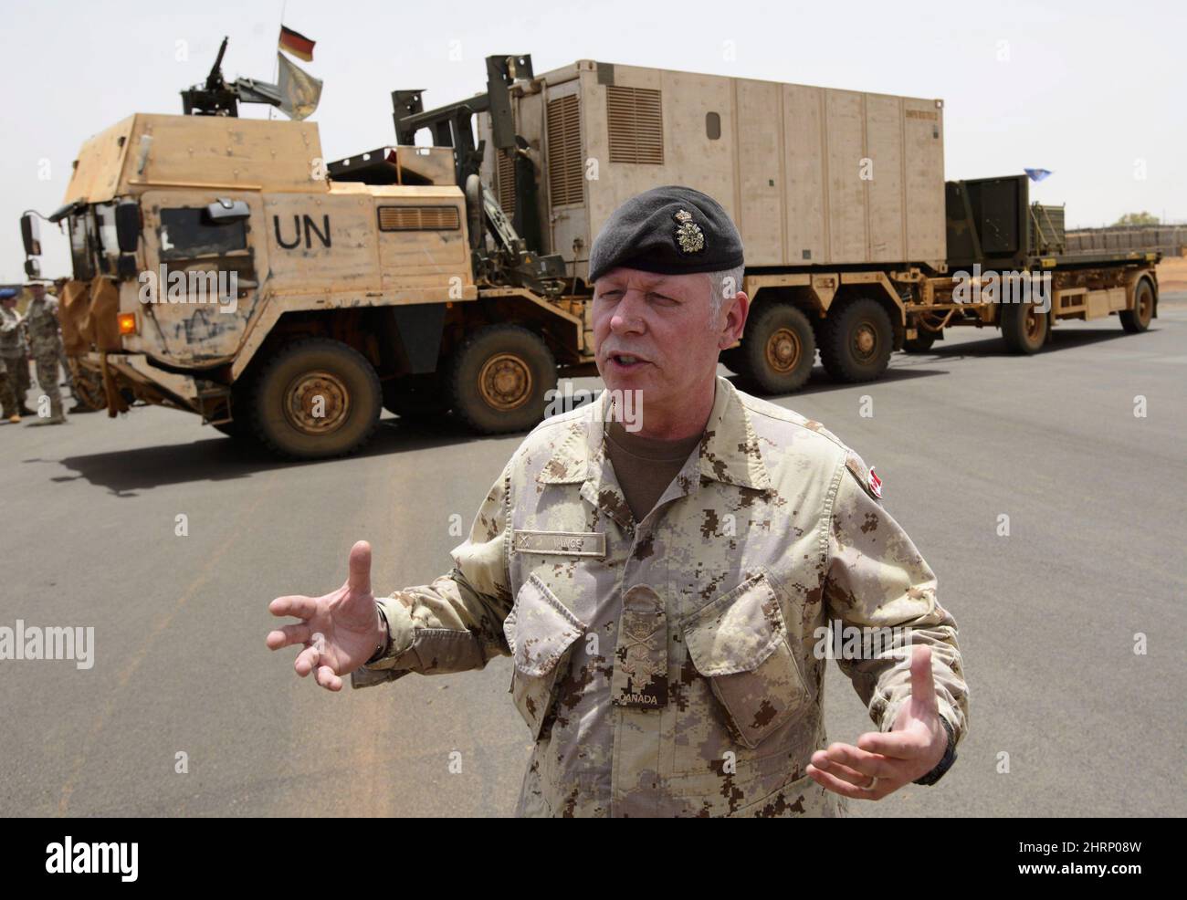 Chief of the Defence Staff General Jonathan Vance arrives with the ...