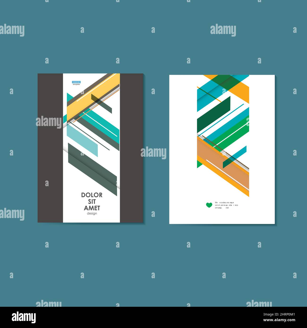 brochures template with abstract design lines Stock Vector Image & Art ...