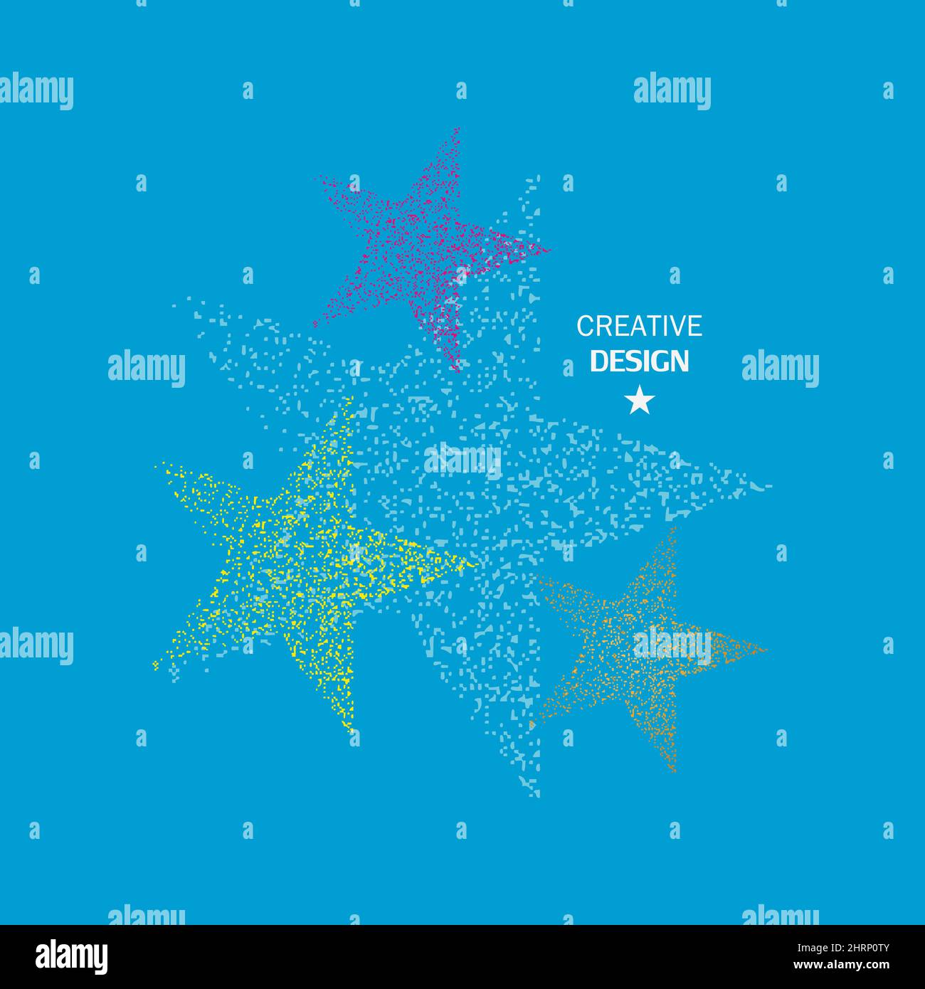 Four color star dots vector Stock Vector Image & Art - Alamy