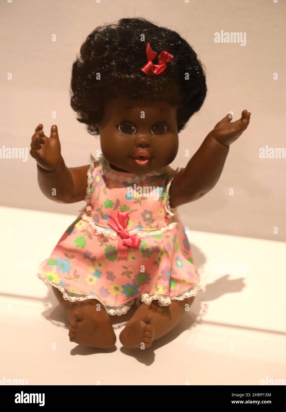 New York, USA. 25th Feb, 2022. A view of a BABY NANCY doll, ca.1968 on ...