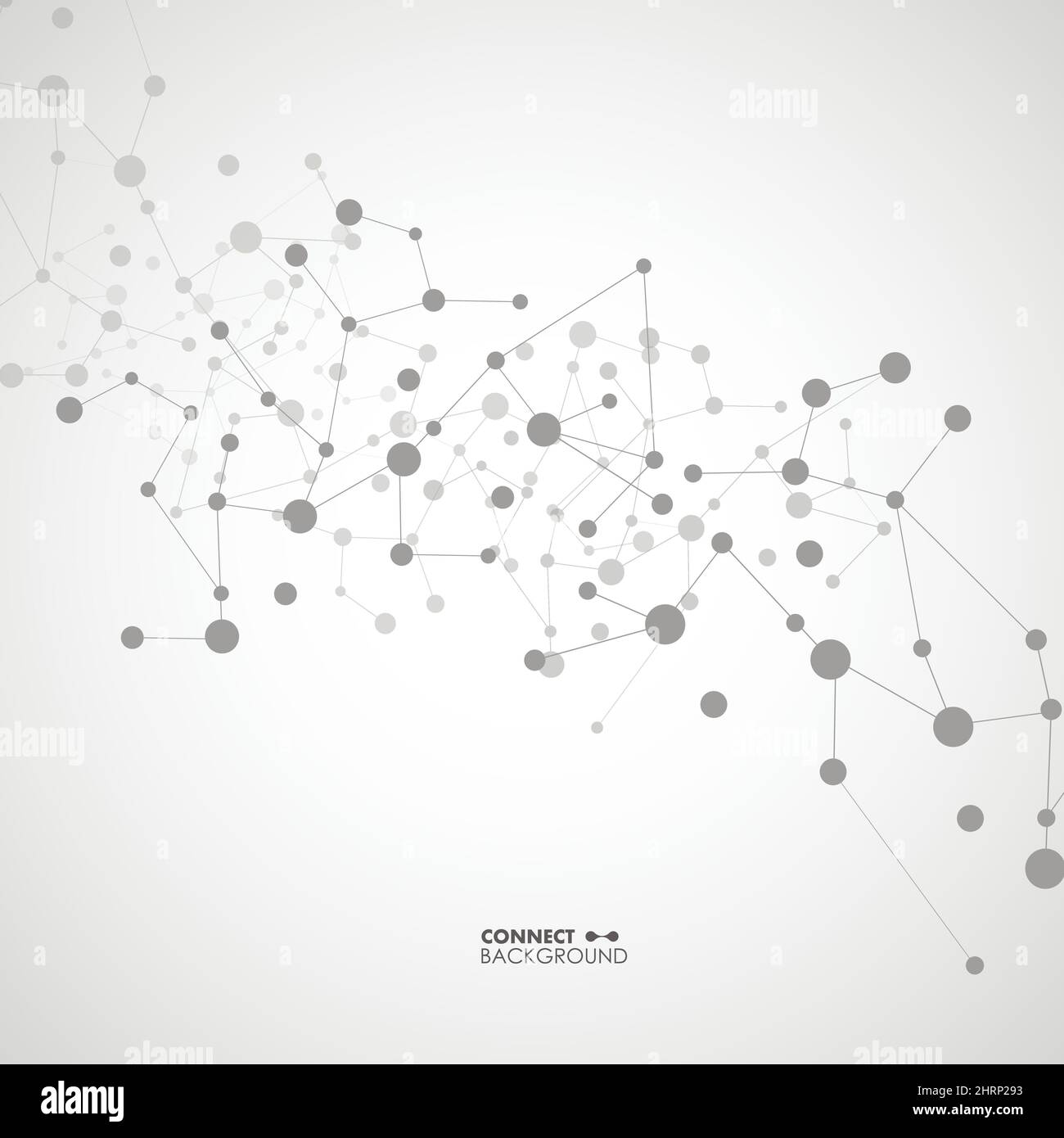 Vector illustration molecules, network and connection Stock Vector ...