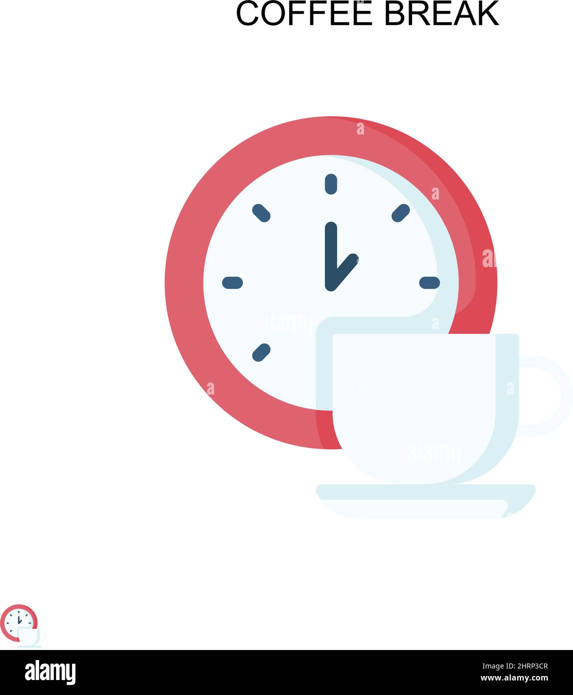 Coffee break office people Stock Vector Images - Alamy